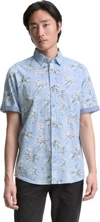 Tom Tailor Herren 1046085 Hemd, 37973 - Powder Blue Stripe Palm Design, M EU