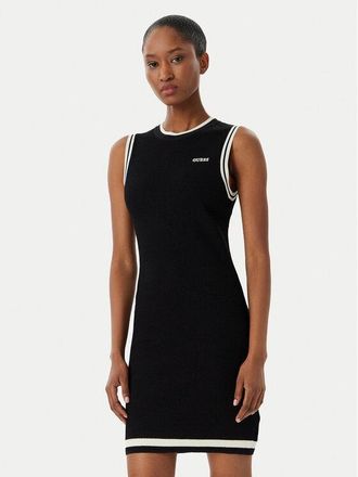 Guess Strickkleid V6GK04 Z0648 Schwarz Regular Fit