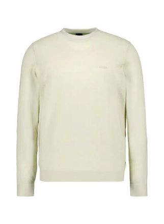 HUGO BOSS Herren Pullover beige unifarben