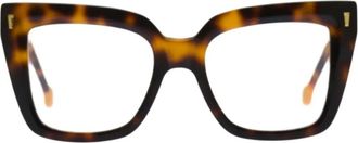 Kyme lunettes de vue à monture carrée - Marron