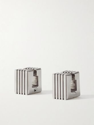 Khaite Empire Kleine Silberfarbene Ohrringe