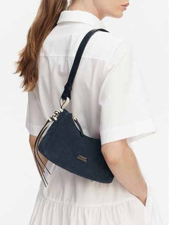 Tommy Hilfiger Handtasche Th Statement Mini Should Bag Sue AW0AW18823 Braun