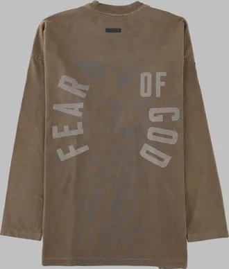 Fear of God Baseball Long-Sleeve T-Shirt - Brown
