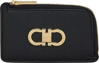 Ferragamo Gancio Zip Credit Card Holder