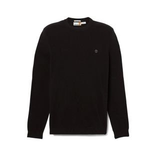 Timberland Pull ras du cou en m&eacute;rinos - Homme - Pulls - Noir - Taille: S