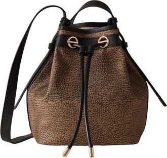 Borbonese Femme, Sacs, Noir, Taille: ONE Size Sac Seau