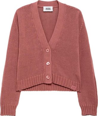 Alpha Studio Femme, Pulls, Rose, Taille: 36 FR Cardigan