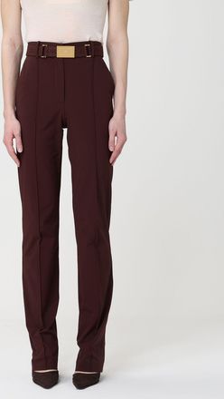 Elisabetta Franchi Pantalon ELISABETTA FRANCHI Femme couleur Br&ucirc;l&eacute;
