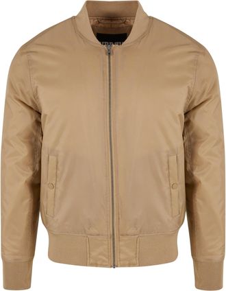 Urban Classics Herren Jacke - Basic Bomber Jacket, Beige (beige 3), Gr. Large
