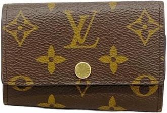 Louis Vuitton unisex, Pre-owned, Brun, Taille: ONE Size Porte-cl&eacute;s en tissu Pre-owned