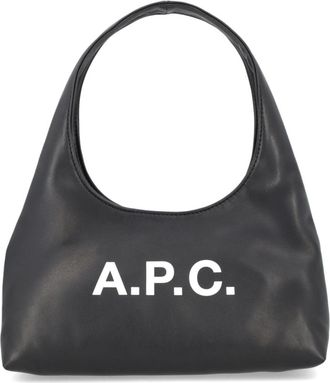 A.P.C. Womens Black Ninon Baby Bag Polyurethane Shoulder