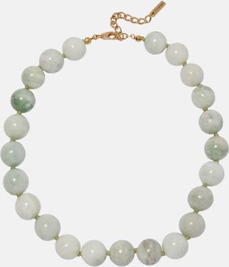 Jennifer Behr Collier Louisa en plaqu&eacute; or 18 carats &agrave; perles