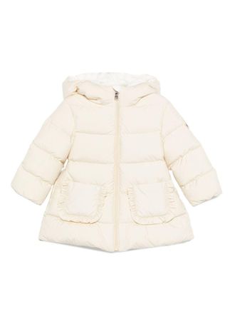 Moncler Girls Down Jacket Molan White Padded