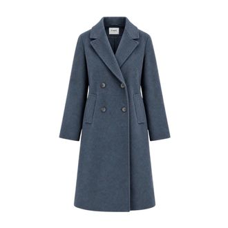 Marella Emmtemma Coat - Femme - Manteaux - Bleu - Taille: 36 FR