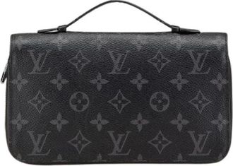 Louis Vuitton Portefeuille en toile Pre-owned - Homme - Pre-owned - Noir - Taille: ONE Size