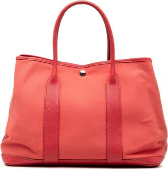 Herm&egrave;s Shopper - Toile and Negonda Garden Party 36 - Gr. unisize - in Gold - f&uuml;r Damen