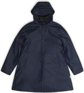 Rains Femme, Manteaux, Bleu, Taille: 42 FR Parkas