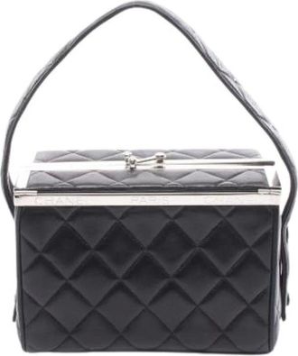 Chanel Sac &agrave; main vintage Pre-owned - Femme - Pre-owned - Noir - Taille: ONE Size