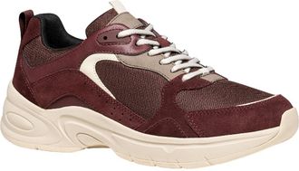 Geox Damen D ZARVIA Sneaker, Red, 41 EU