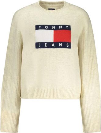 Tommy Hilfiger Femme, Pulls, Beige, Taille: 44 FR Pull ras du cou