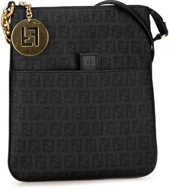 Fendi Hobo Bags - Spalmati Zucchino Crossbody - Gr. unisize - in Schwarz - f&uuml;r Damen