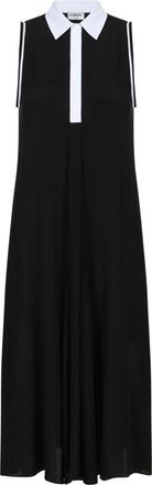 Iceberg Femme, Robes, Noir, Taille: 36 FR Robe Sans Manches Coupe D&eacute;contract&eacute;e