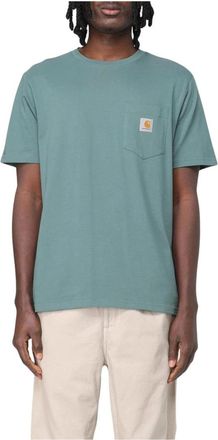 Carhartt Work in Progress Homme, Tops, Vert, Taille: L Chase Pocket Tee
