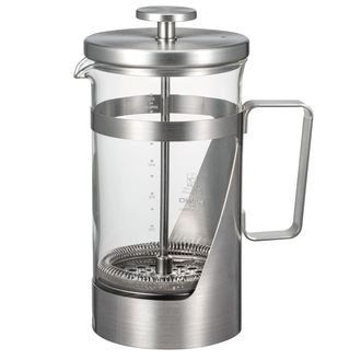 Hario THSV-4-HSV Haaransatz Silber gepresster Kaffee, hitzebest&auml;ndiges Glas, Edelstahl, praktische Kapazit&auml;t, 600.3 ml (600ml)