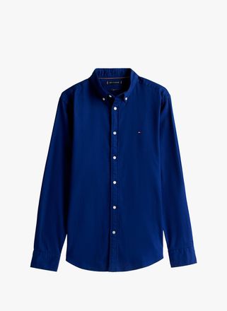 Tommy Hilfiger Chemise col am&eacute;ricain en coton m&eacute;lang&eacute;