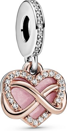 Pandora ROSE Charm Anhänger Herz Funkelndes Unendlichkeitsherz 788878C01