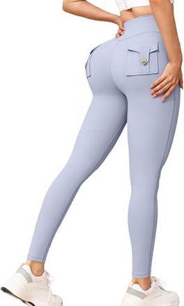 Generic Legging Anti Cellulite Femme Mode D&eacute;contract&eacute; Minceur Taille Haute Lissant Fessier Pantalon de Sport Femme Unicolore S&eacute;chage Rapide Yoga Base Fitness 