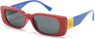 Versace unisex, Accessoires, Rouge, Taille: 47 MM Lunettes de soleil