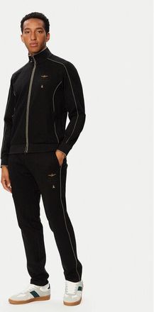 Aeronautica Aeronautica Militare Jogginganzug 262TF0125UF00691 Schwarz Regular Fit