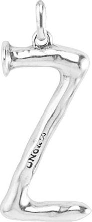 Uno De 50 UNOde50 Sterling Silber überzogener Anhänger Buchstabe Z, Taglia unica, Versilberte Metalllegierung