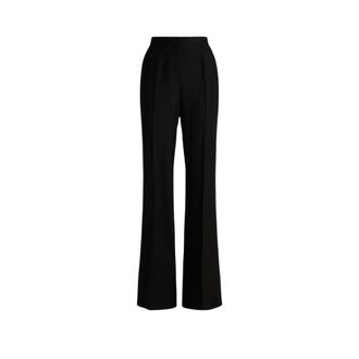 Kiton Elegante Nadelstreifen Wollhose - - Trousers - Damen - Schwarzk - S