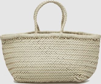 Dragon Diffusion Sac Bamboo Triple Jump Small Cuir Pearl