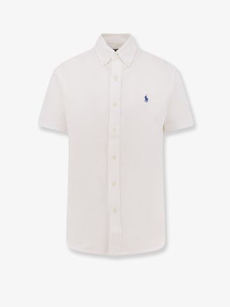 Ralph Lauren Cotton shirt with embroidered logo on the front - POLO RALPH LAUREN - gender_Man