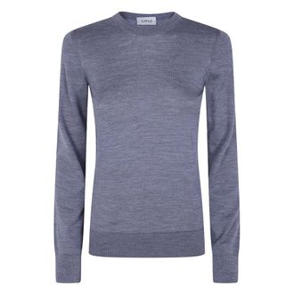 MRZ Round-Neck Strickwaren - - Knitwear - Damen - Grau - S