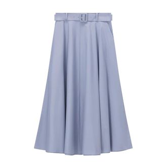 Windsor A-Linien-Midirock - - Skirts - Damen - Blau - M