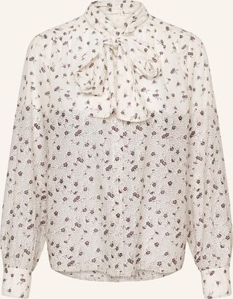 Part Two Bluse Janinapw Mit Abnehmbarer Schluppe weiss