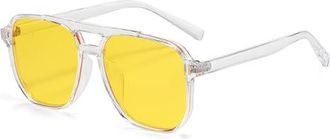 Generic Lunettes De Soleil Dext&eacute;rieur For Hommes Et Femmes, For Les Vacances, D&eacute;placements Quotidiens, La Conduite(Clear)