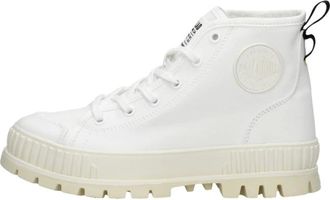 Palladium Femme, Chaussures, Blanc, Taille: 38 EU Pallashock Lace-up Bottes