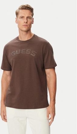 Guess T-Shirt Z6BI04 K6534 Braun Regular Fit
