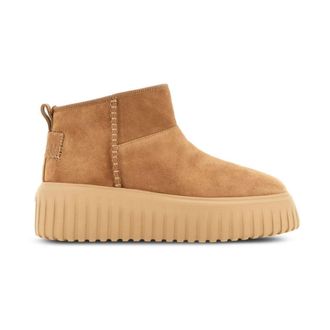 Hogan Beige Stiefeletten - - Shoes - Damen - Braun - 41 EU
