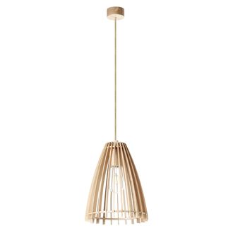 EXO lighting EXO Lighting - Dekorative Pendelleuchte aus Buchenholz von CUSKA, Durchmesser 26 cm