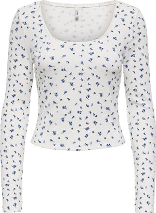 Only Onlfenja L/S U-Neck Cute Top Box JRS