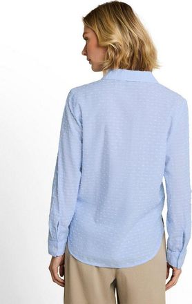 Tom Tailor Klassische Bluse Sommerbluse im Streifen-Look/mit Turn-Up-&Auml;rmeln
