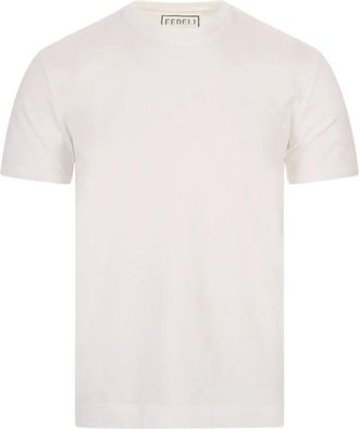 Fedeli Homme, Tops, Blanc, Taille: 4XL Jersey Flex T-Shirt