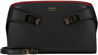 Ferragamo Damen Umh&auml;ngetasche Leder HUG CROSSBODY SOFT BICOLOR MINI