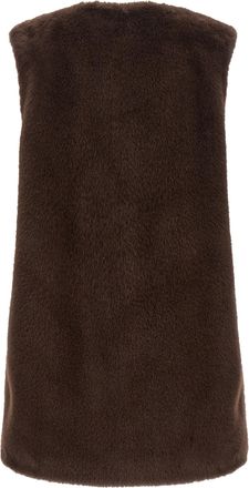 Herno Womens Brown Polyester Sleeveless Jacket Clothing